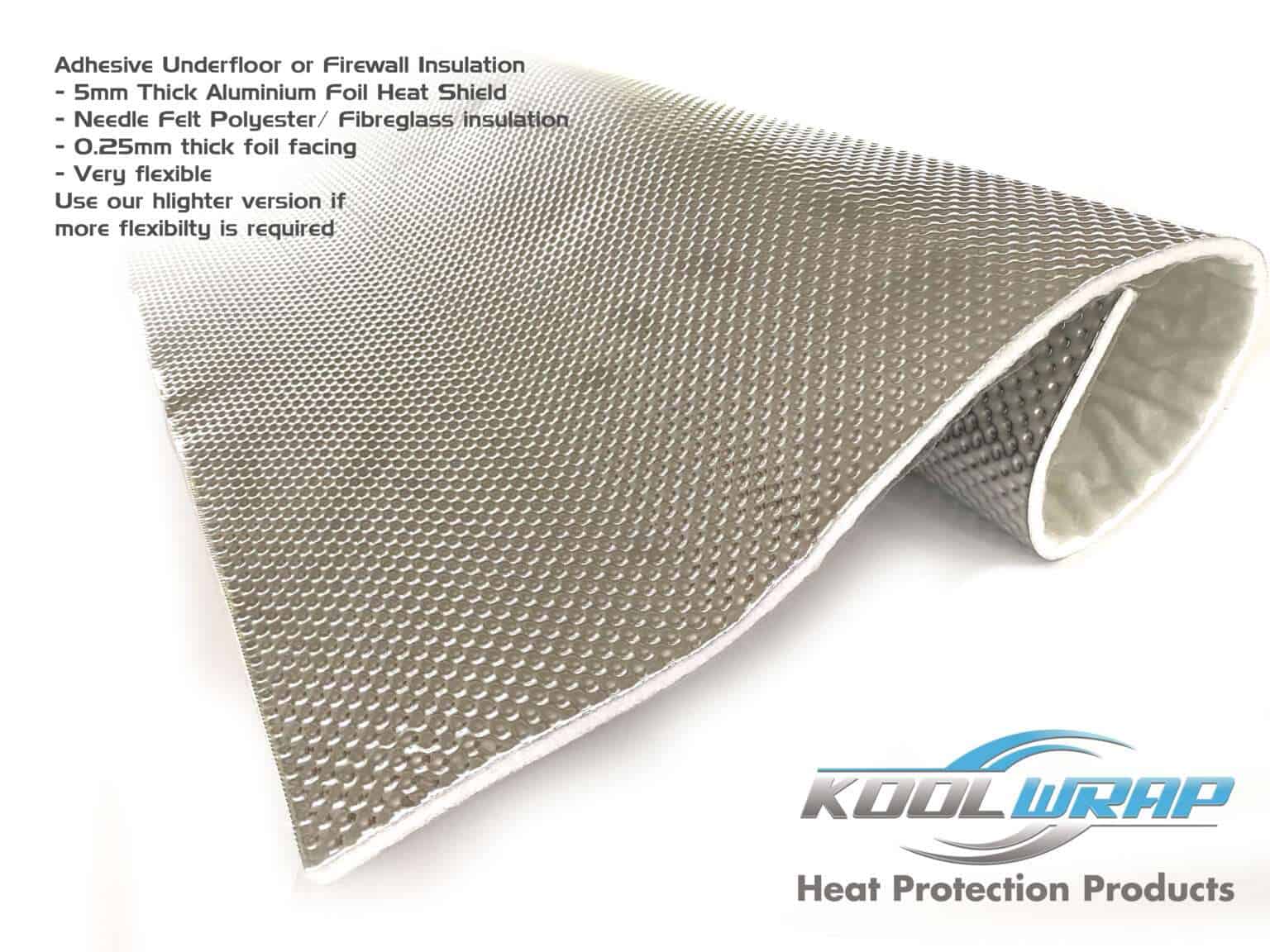 Kool Wrap Adhesive Heat Shield, Insulation Reflecting Aluminium Foil ...